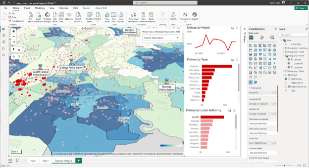 Putting Wales on the Map in Power BI with Icon Map | Tekantis Icon Map